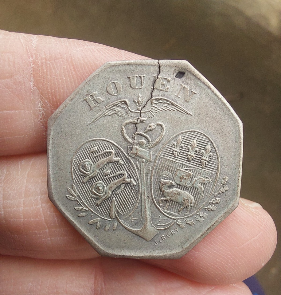 76 Rouen, 10 Cents 1918 TRIAL IN SILVER | eBay UK