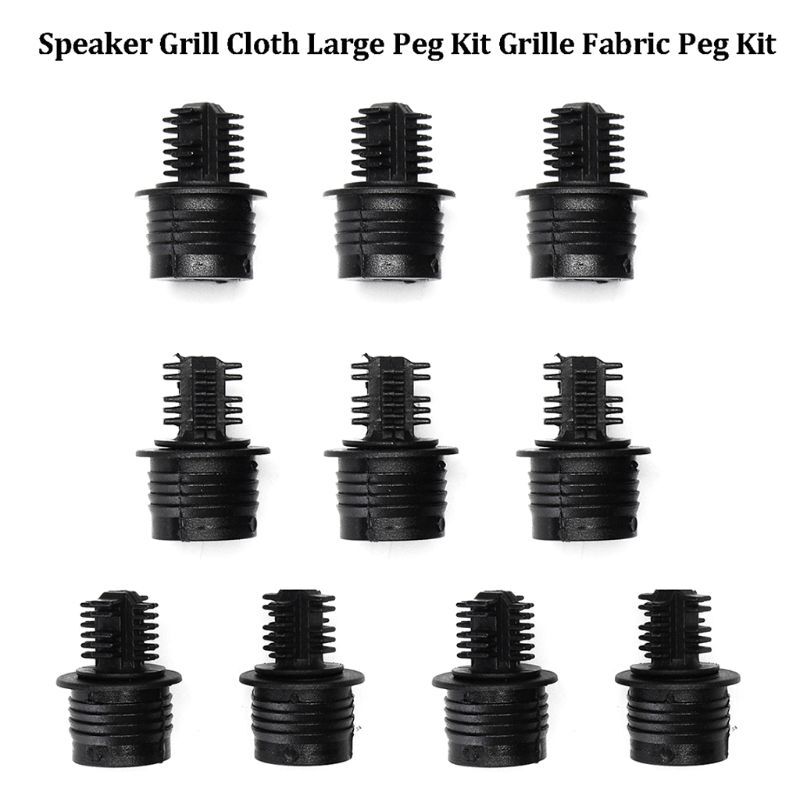 Plastic Ball and Socket Type Grill Guides Pegs 10 Pieces for Speaker ...