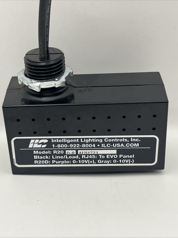 ILC R20D Remote Relay with Dimming CAT-5 ~ 0-10V Dimming ~ 120/277/347V ...