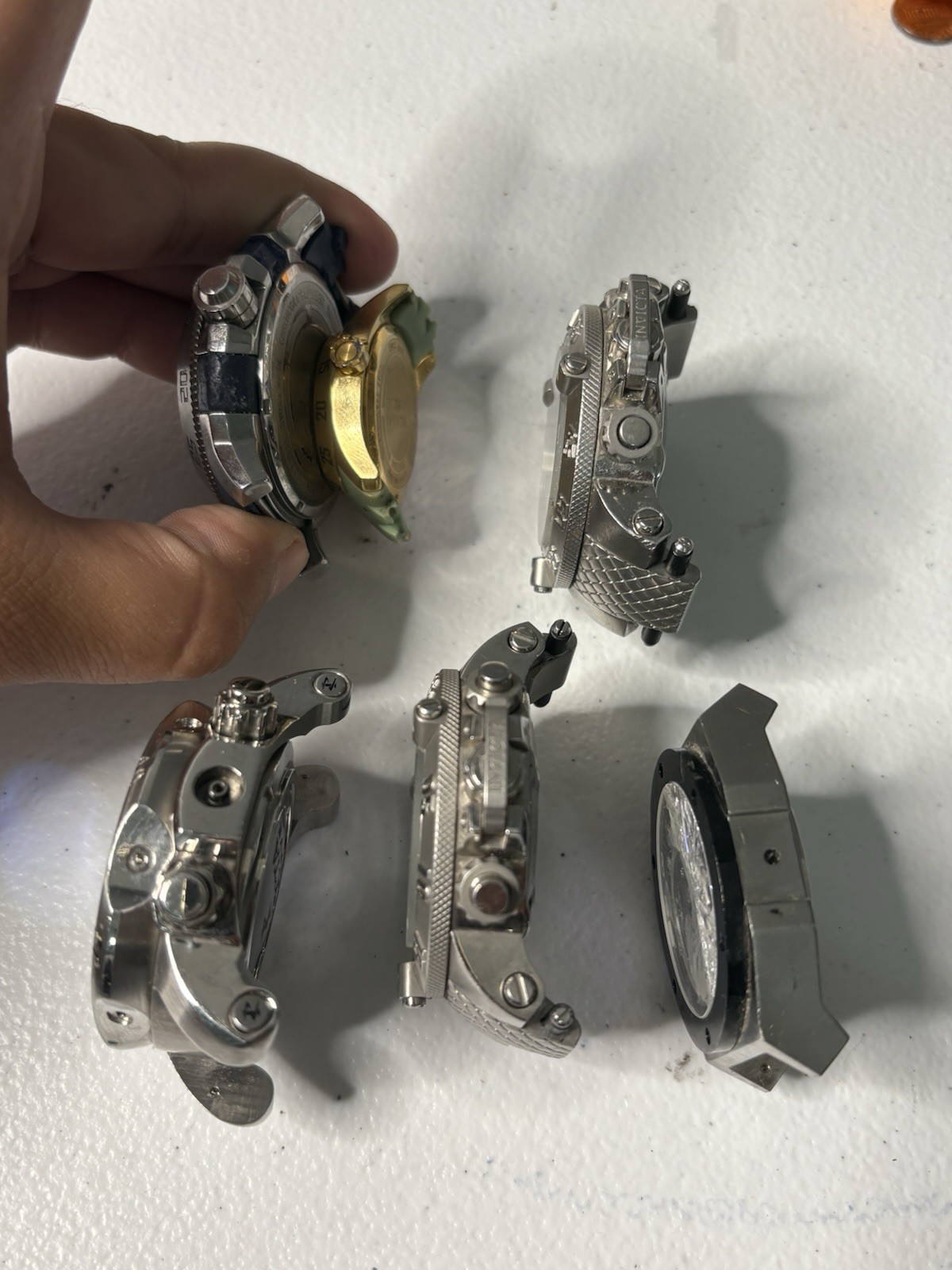 Lot x6 Invicta Watch Subaqua Noma Reserve Limited Models Assorted Parts ...