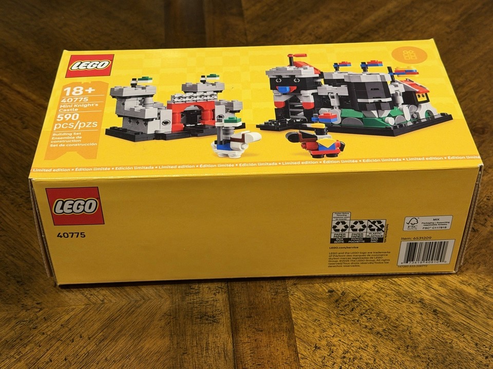 Lego GWP Bundle: 40775 Mini Knight's Castle, 40776 Hot Chocolate Stand ...