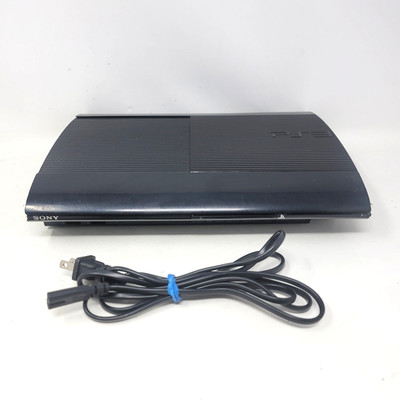 Sony Playstation 3 PS3 Super Slim 250GB Console & Power Cord Tested ...