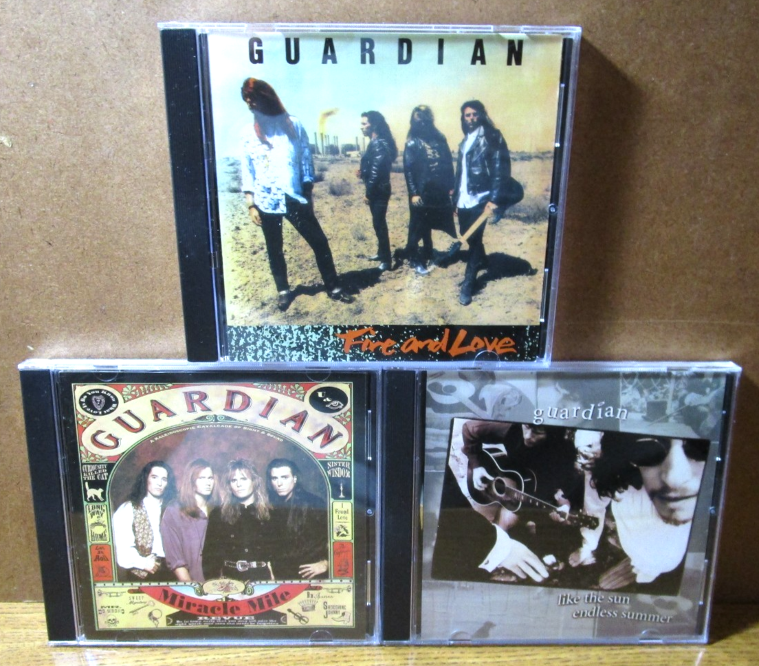 GUARDIAN 3 CD LOT - FIRE AND LOVE, MIRACLE MILE, 4 TRACK EP - Hard Rock ...