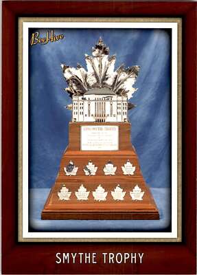 2006-07 Upper Deck Beehive 5X7 Cherry Wood Smythe Trophy #CST | eBay