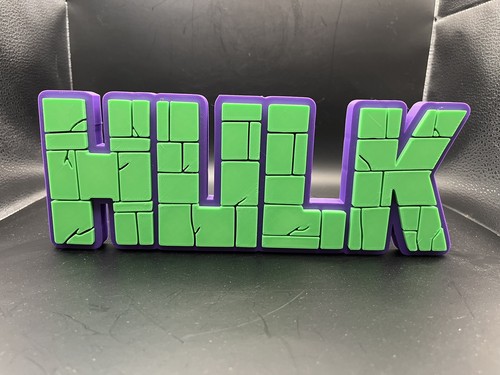 The Hulk Logo Sign Display | 3D Wall Desk Shelf Art | eBay