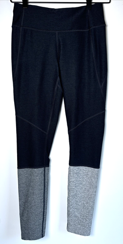 Outdoor Voices Small Leggings Black Gray Colorblock High Rise Workout ...