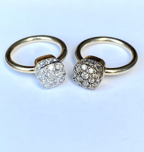 Pomellato Nudo Brown Diamond Ring 18K Rose Gold size 50 9mm 0.88ct | eBay