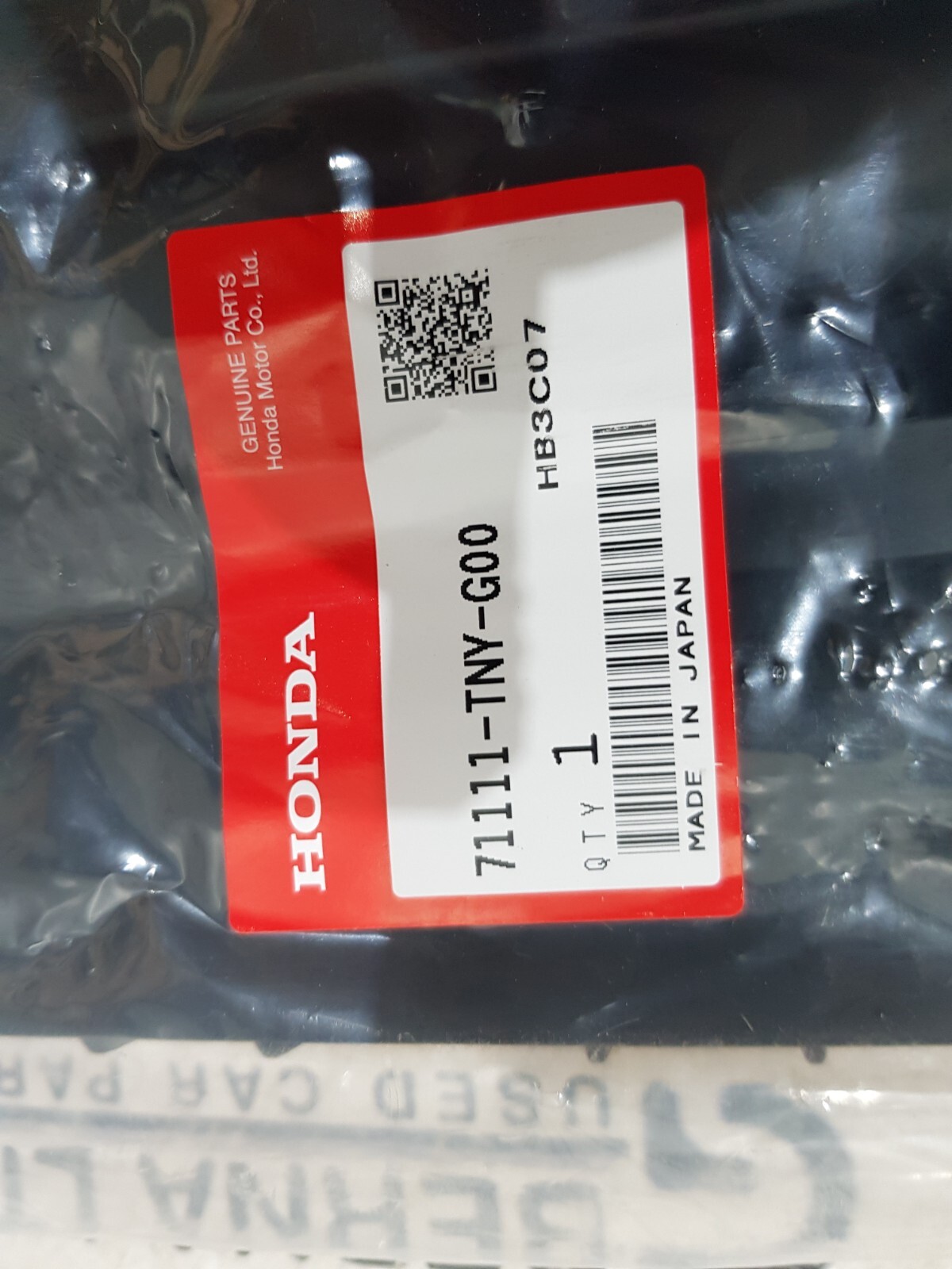 GENUINE HONDA CR-V MK5 2019-2022 FRONT BUMPER LOWER PLATE TRIM 71111 ...