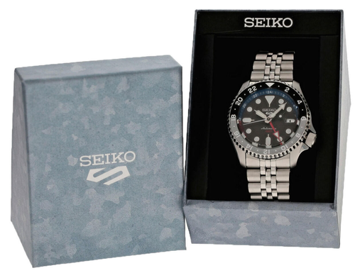 Seiko 5 Sports GMT Bezel Automatic Stainless Steel Men’s Watch SSK019 ...