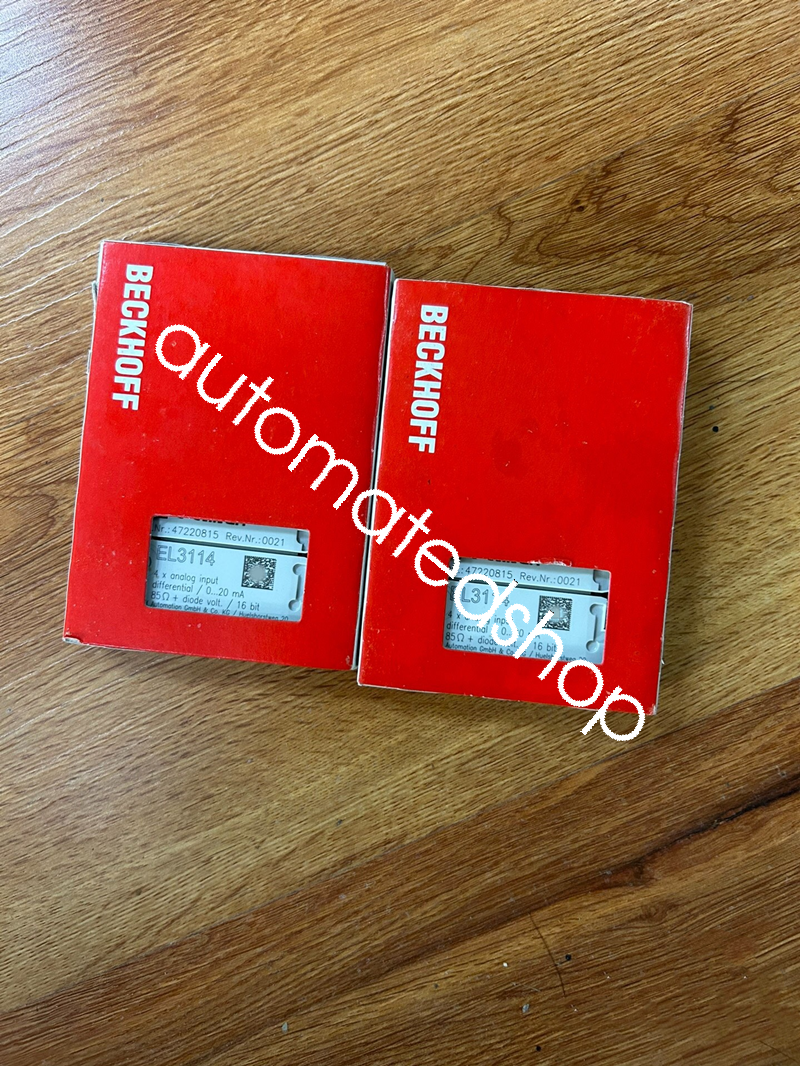 Beckhoff EL3114 4-channel Analog Input Terminal for sale online | eBay