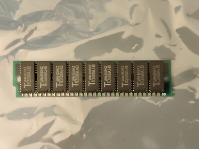 1MB SIMM 30-Pin 80ns FPM Parity RAM Memory 9x Toshiba TC511000AJ-80 ...