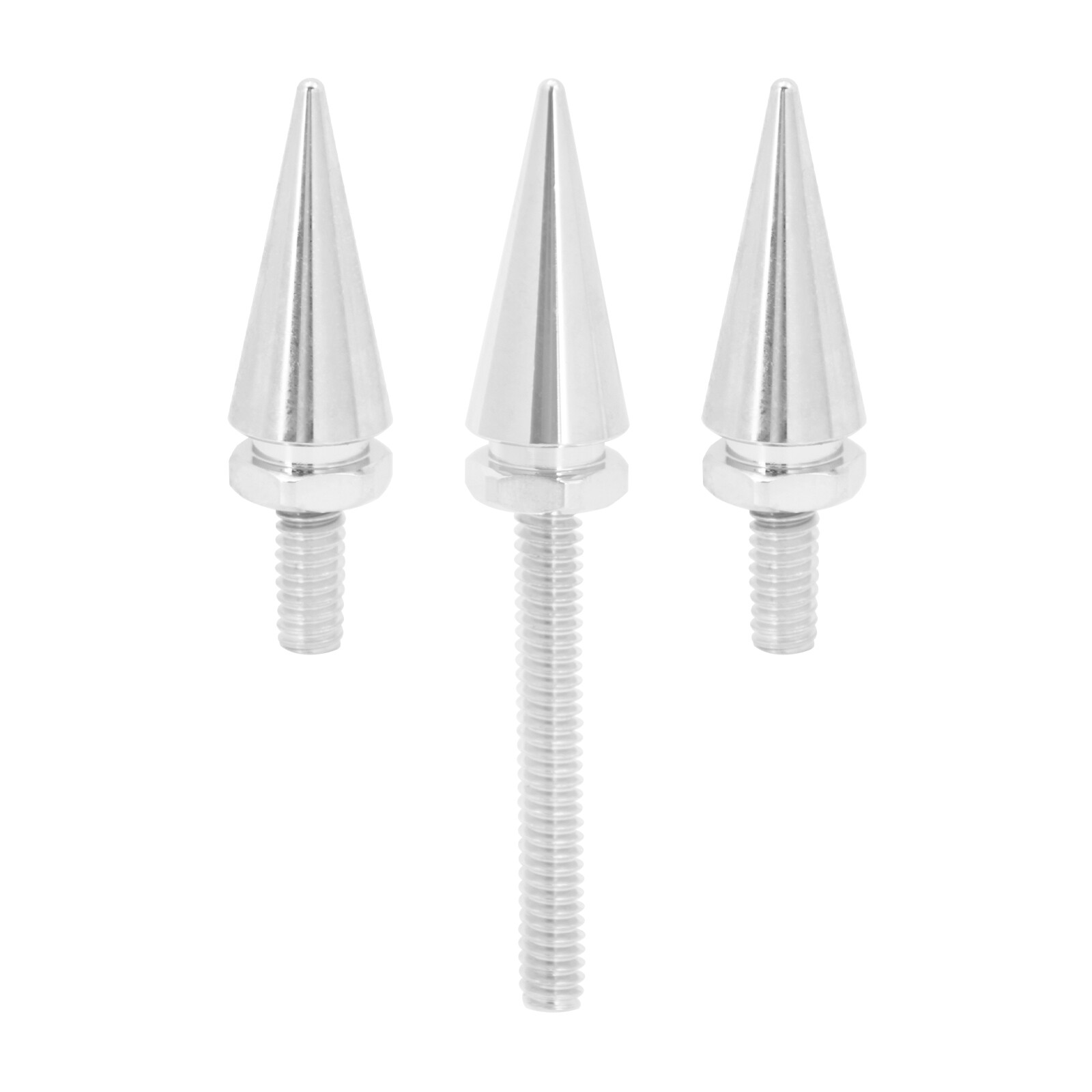 Chrome Spikes Batwing Fairing Windshield Trim Bolts Fit For Harley ...