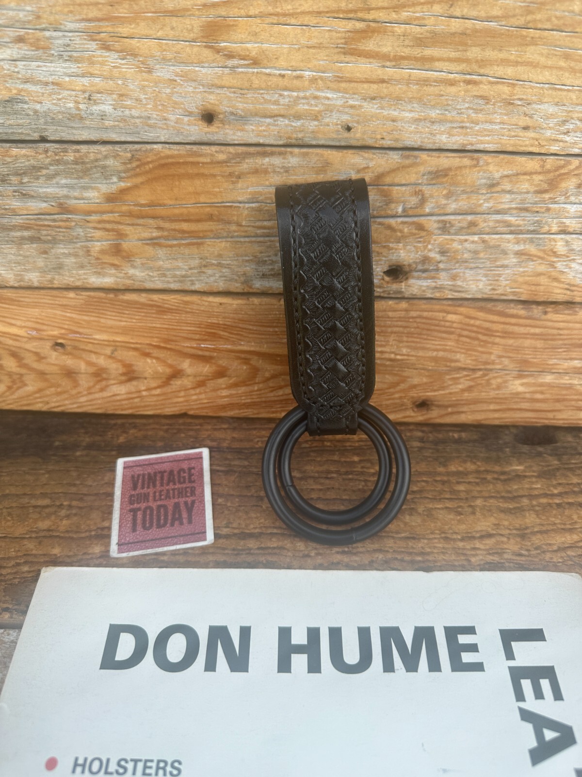 Don Hume Black Hardware Basket Baton Ring Flashlight iHolder 1 1/2" 2 ...