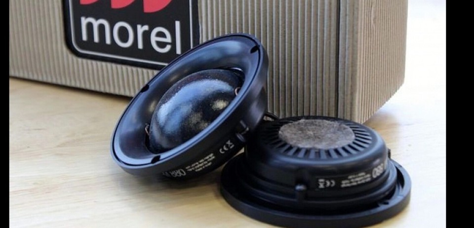 Morel CDM88, Morel Aluminum Pods Black for Midrange | Germany