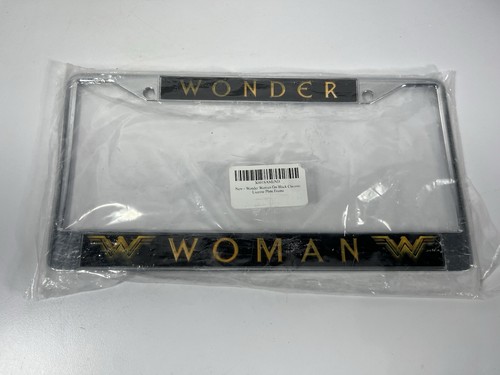 Wonder Woman Chrome Metal License Plate Frame New | eBay