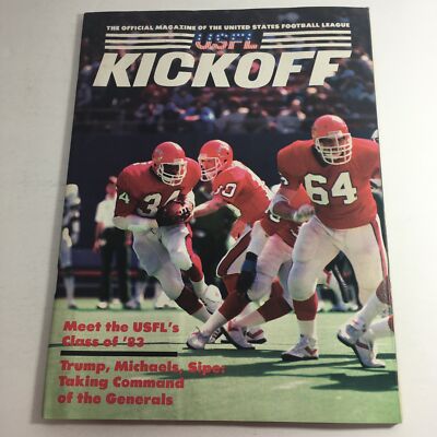 VTG USFL Kickoff Official Magazine 1984 Vol. 2 #2 - Walt Michaels ...