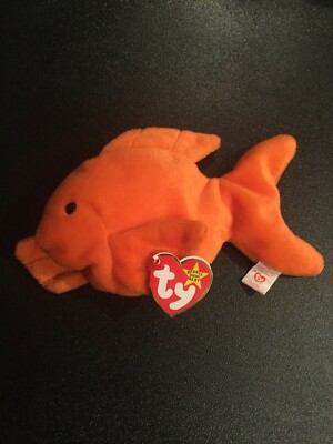 TY Beanie Baby - GOLDIE Goldfish Plush Doll 1994 Tag and 1993 Tush Tag ...