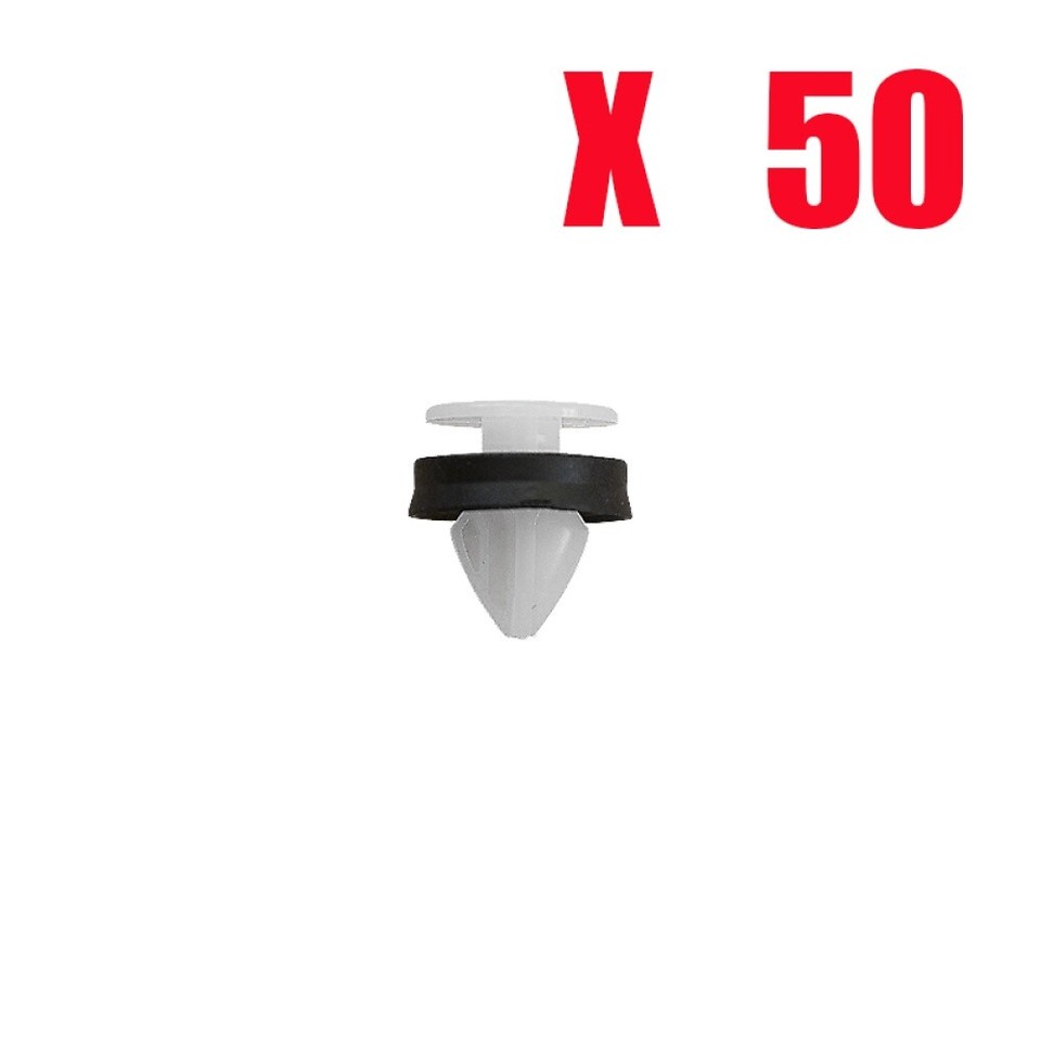 50x Side Moulding Door Body Trim Panel Clips for Ford Transit Custom ...