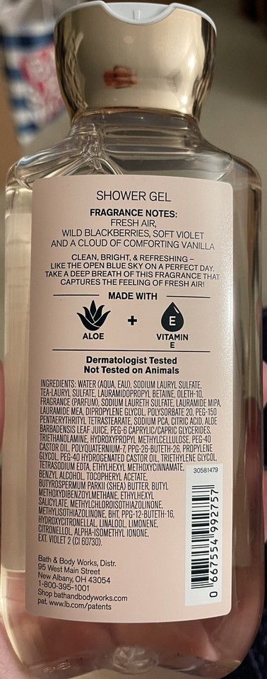 OPEN SKY Shower Gel Bath & Body Works 10 fl oz Discontinued Scent *New ...