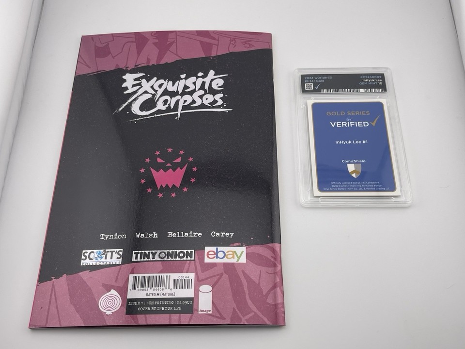 EXQUISITE CORPSES #1 NYCC BLIND BAG Inhyuk Lee Gold 1/50 with Graded 10 ...