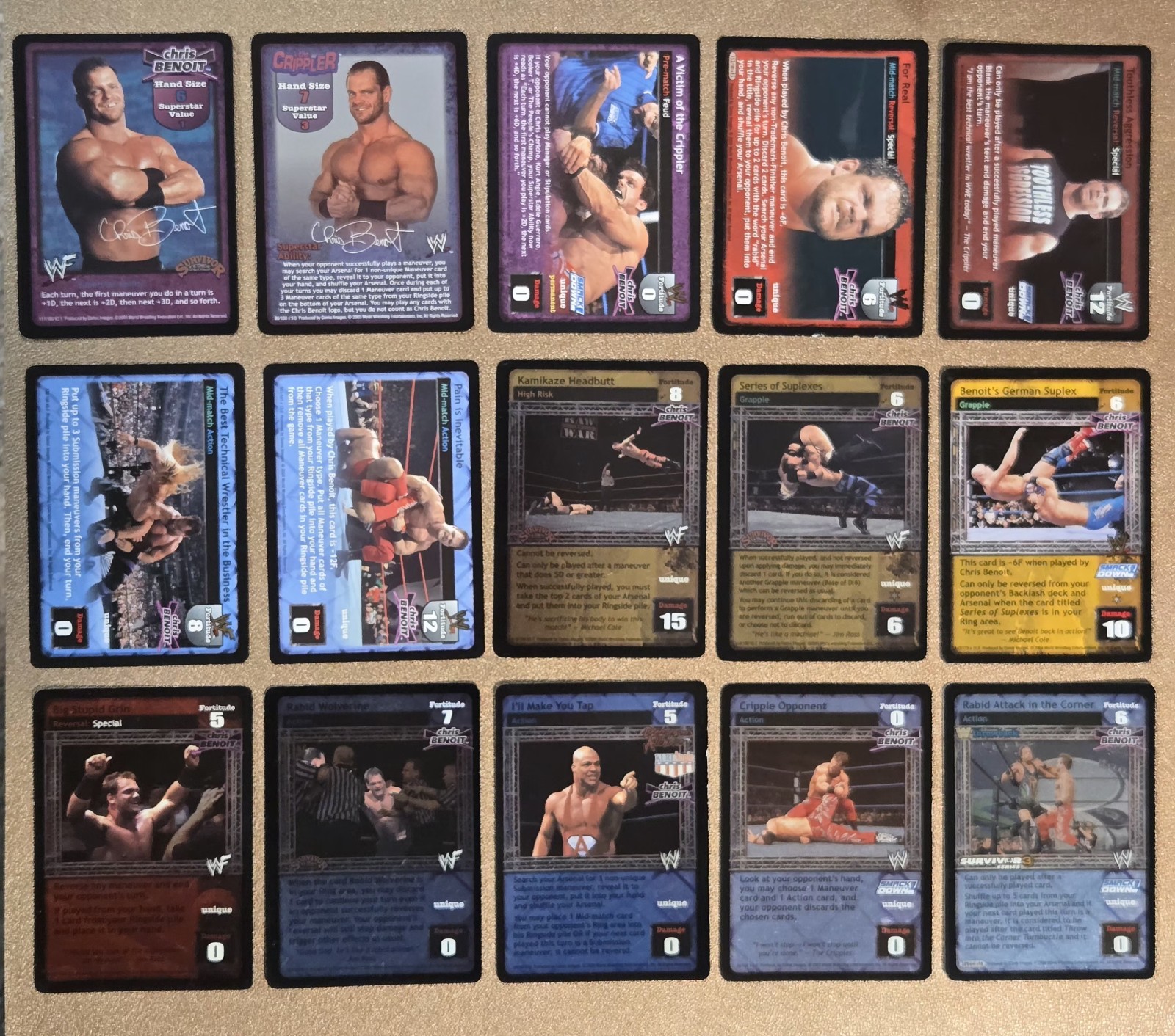 WWE Raw Deal CCG: Chris Benoit/The Crippler Set | eBay