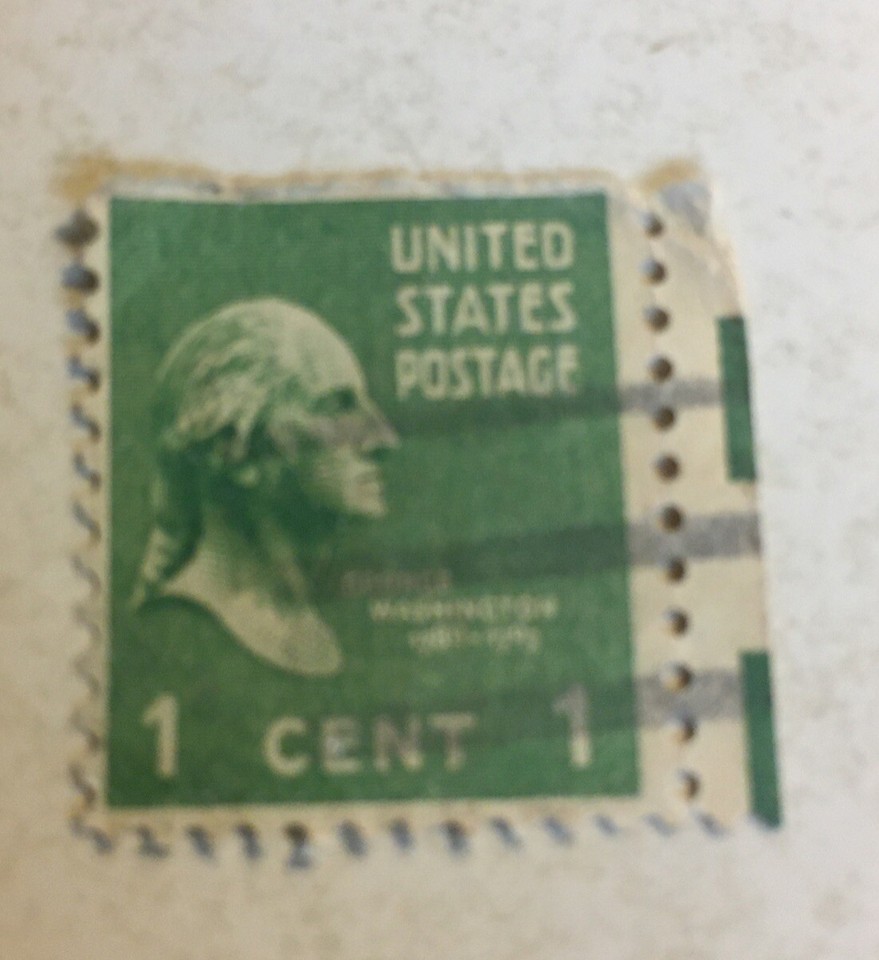 George Washington 1 Cent Stamp 1789-1797 ( Very Rare Vintage ) | eBay