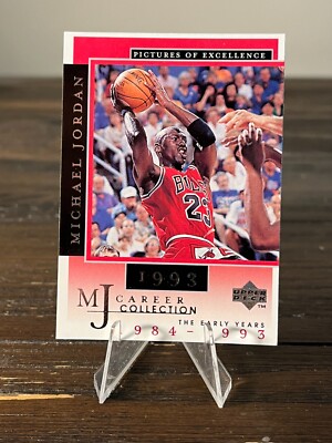 1996 Upper Deck Michael Jordan #16 Pictures of Excellence Chicago Bulls ...