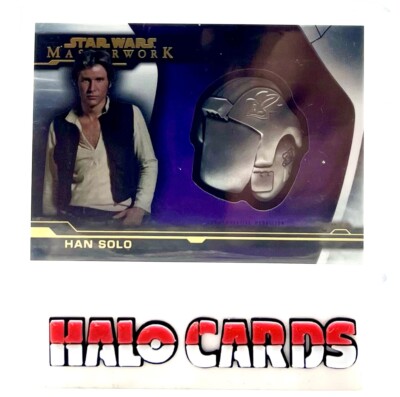31/50 PACK FRESH 2019 Topps Star Wars Masterwork Medallion Purple Han ...