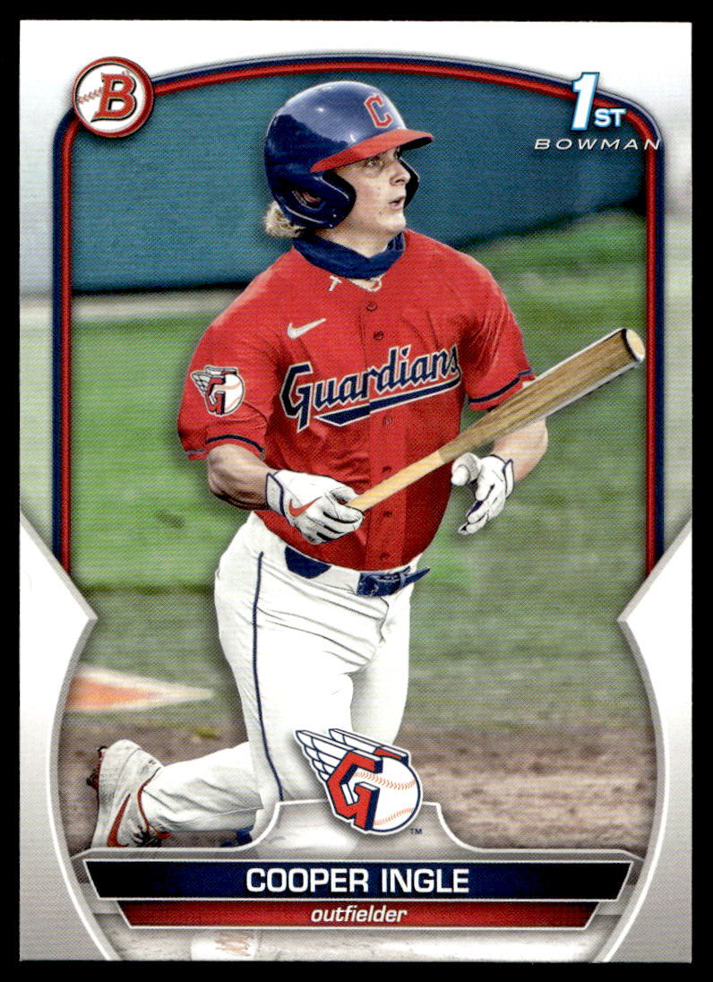 Cooper Ingle 2023 Bowman Draft BD-85 Cleveland Guardians Baseball Card ...