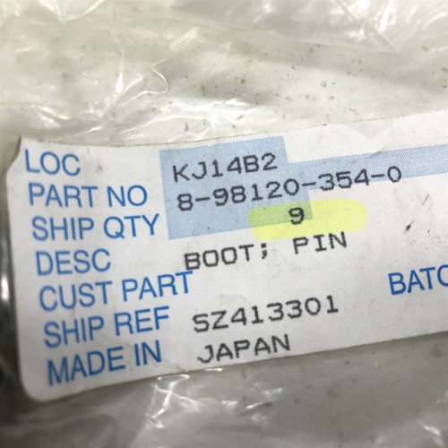 (1) Genuine Isuzu 8-98120-354-0 Pin Boot | eBay