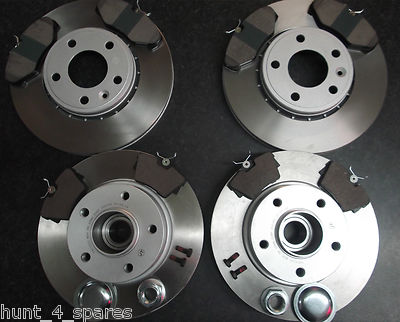 RENAULT TRAFIC MK2 QUALITY FRONT & REAR BRAKE DISCS & PADS ABS RING ...