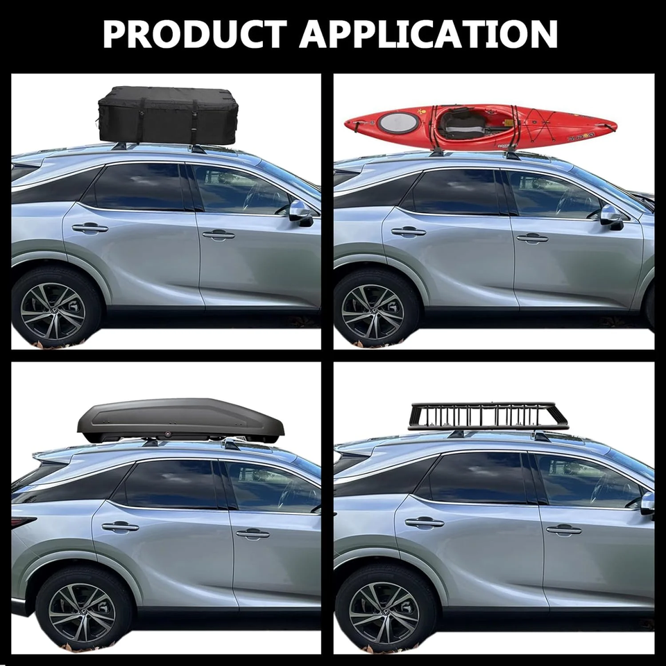 2Pcs Fit for Lexus RX RX350 RX450h 2023-2024 Roof Rail Rack Cross Bars ...