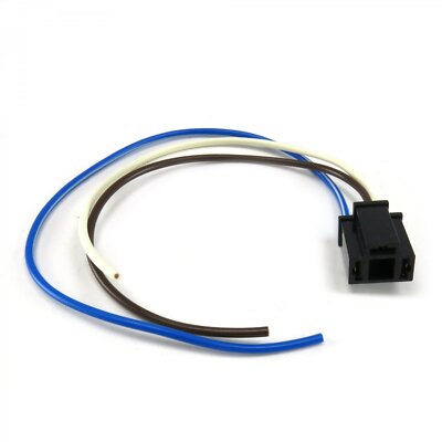 3 Prong Headlight Plug Socket with 12" Leads HLPLUG muscle custom | eBay