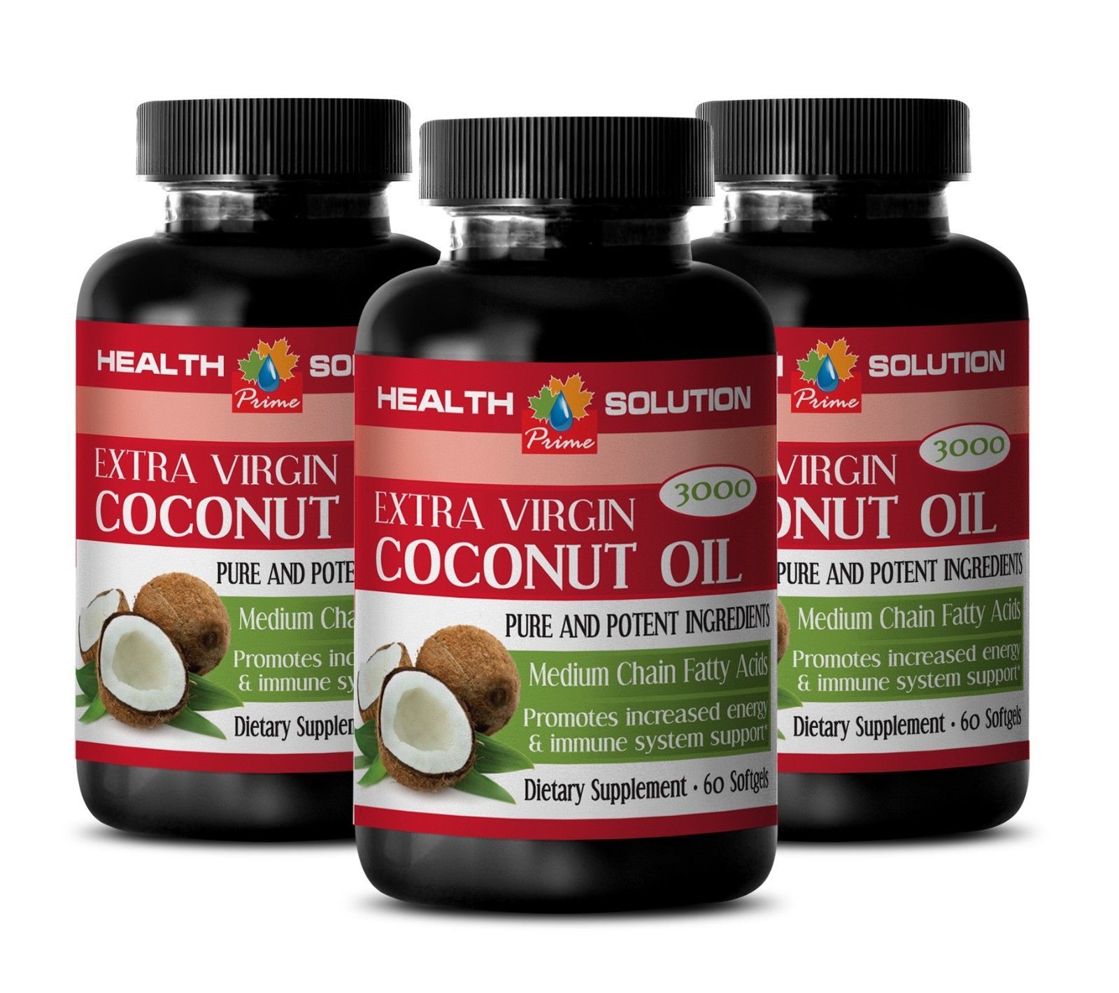 Coconut Pills - EXTRA VIRGIN COCONUT OIL 3000MG - Excellent ...