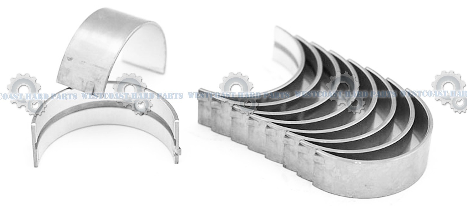 83-85 TOYOTA Corolla 1.6L 4AC 4ALC SOHC Engine Main Rod Bearings Thrust ...