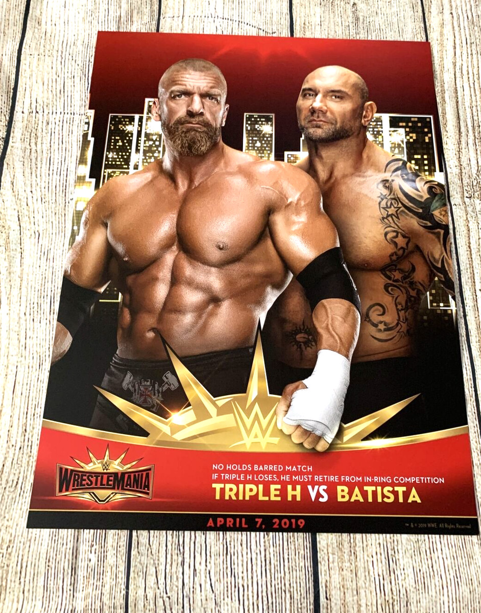 Wwe Wrestlemania Match Card