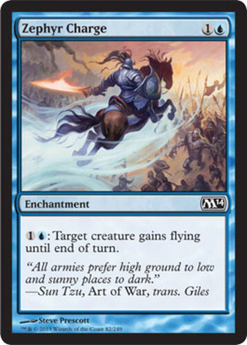 MTG: Zephyr Charge [Moderately Played] Magic 2014 Magic the Gathering ...