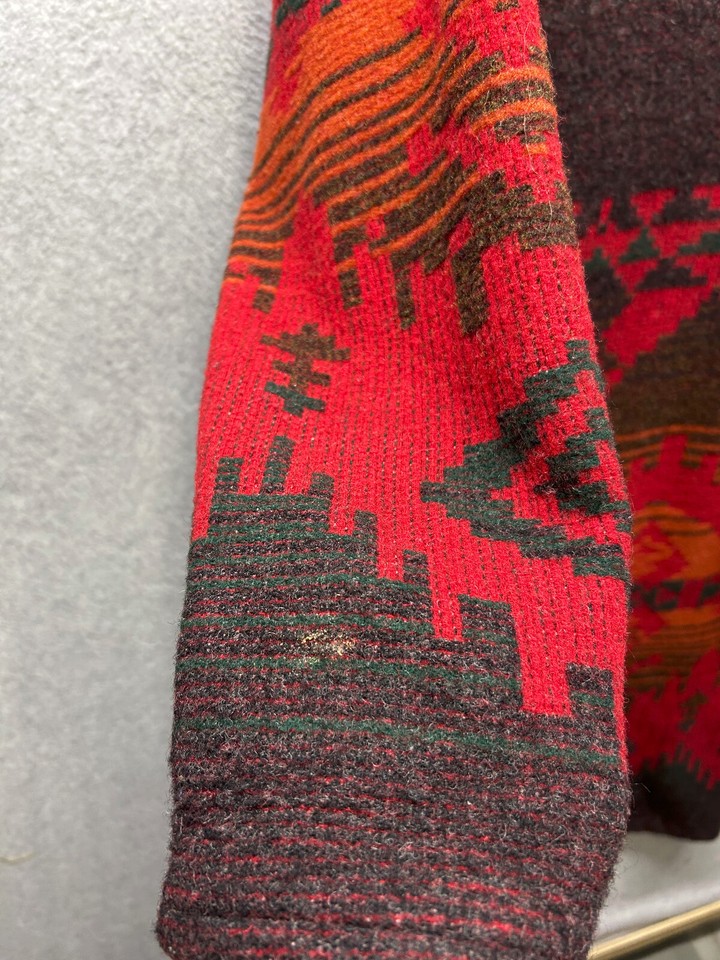 Vtg Woolrich Womens Medium Wool Long Trench Coat Duster Blanket ...