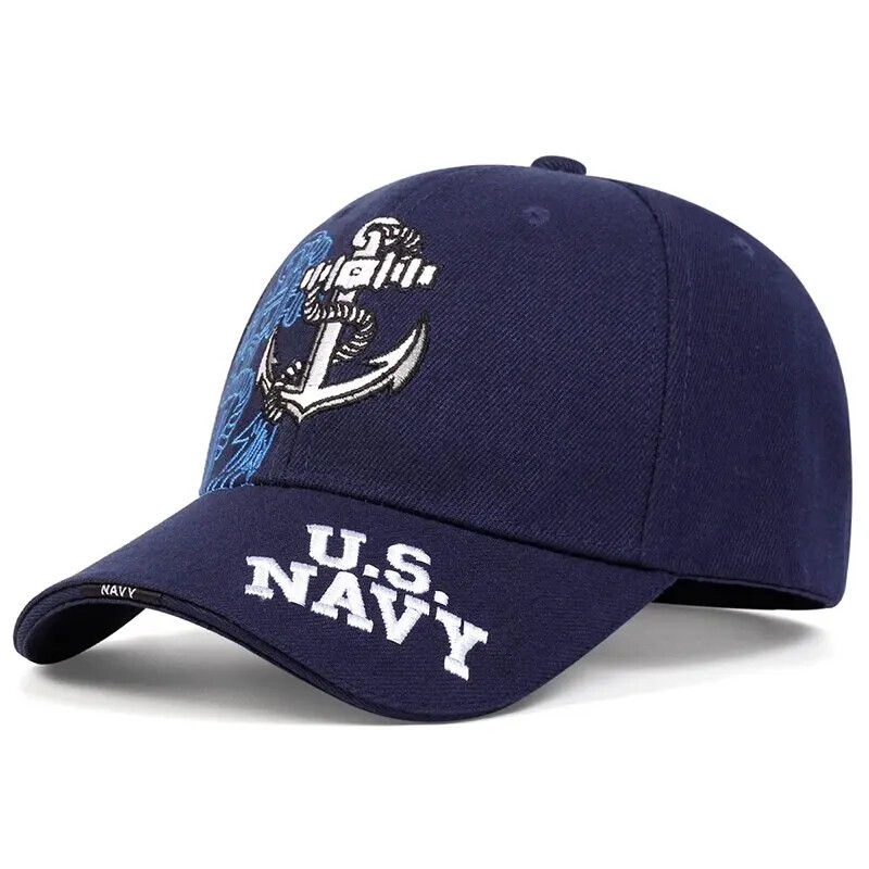 U.S. NAVY ANCHOR HAT. EMBROIDERED, ADJUSTABLE, NEW. | eBay