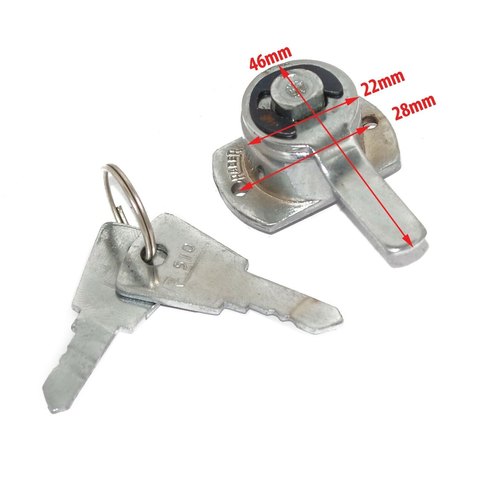 Lambretta LI 150 Series 2 Model Tool Box Lock With Keys Set of 10 Units ...