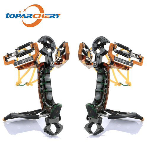 Pro Fishing Slingshot Catapult Alloy Archery with Brace Wrist & Arrow ...