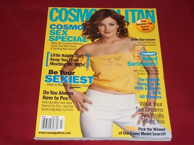 2003 JULY COSMOPOLITAN MAGAZINE - DREW BARRYMORE - FRONT COVER - PB ...