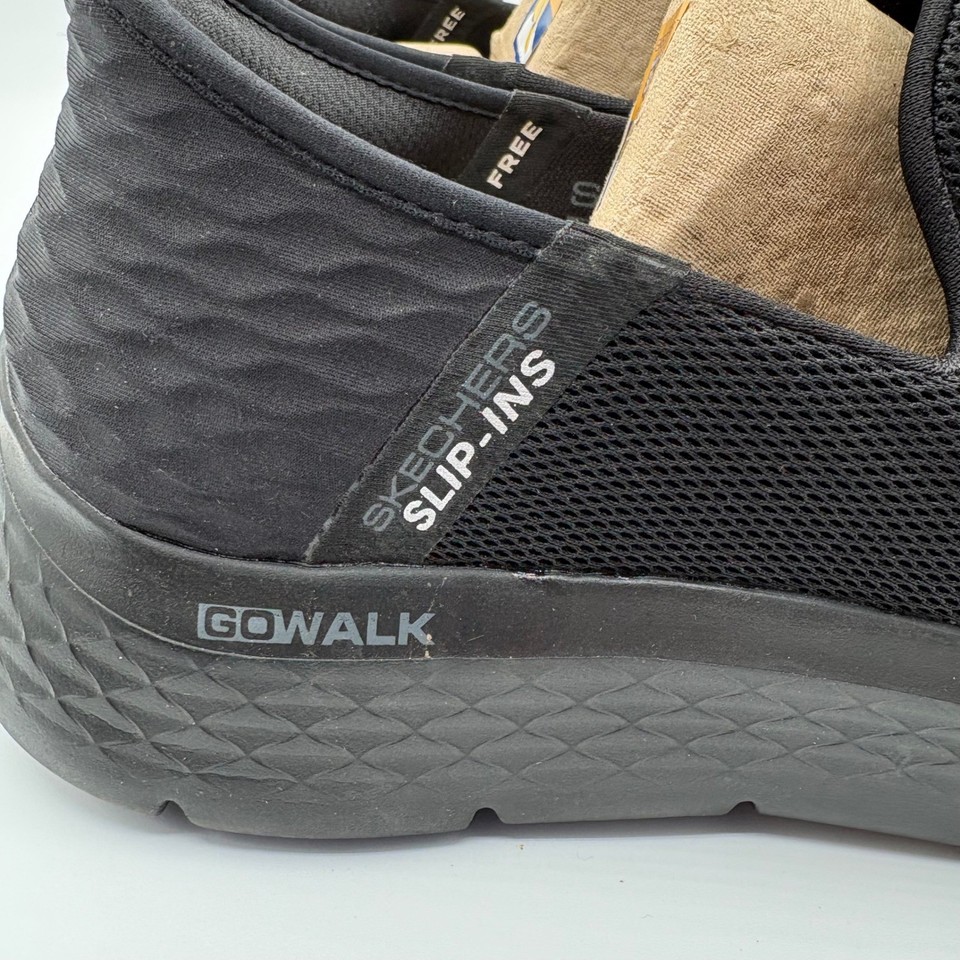 Skechers Hands Free Slip-ins Go Walk 6 Mens Black Sneakers 216491 BBK ...