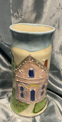 Sue Bolt Pottery Vase Floral Home Signed 9" TALL | eBay