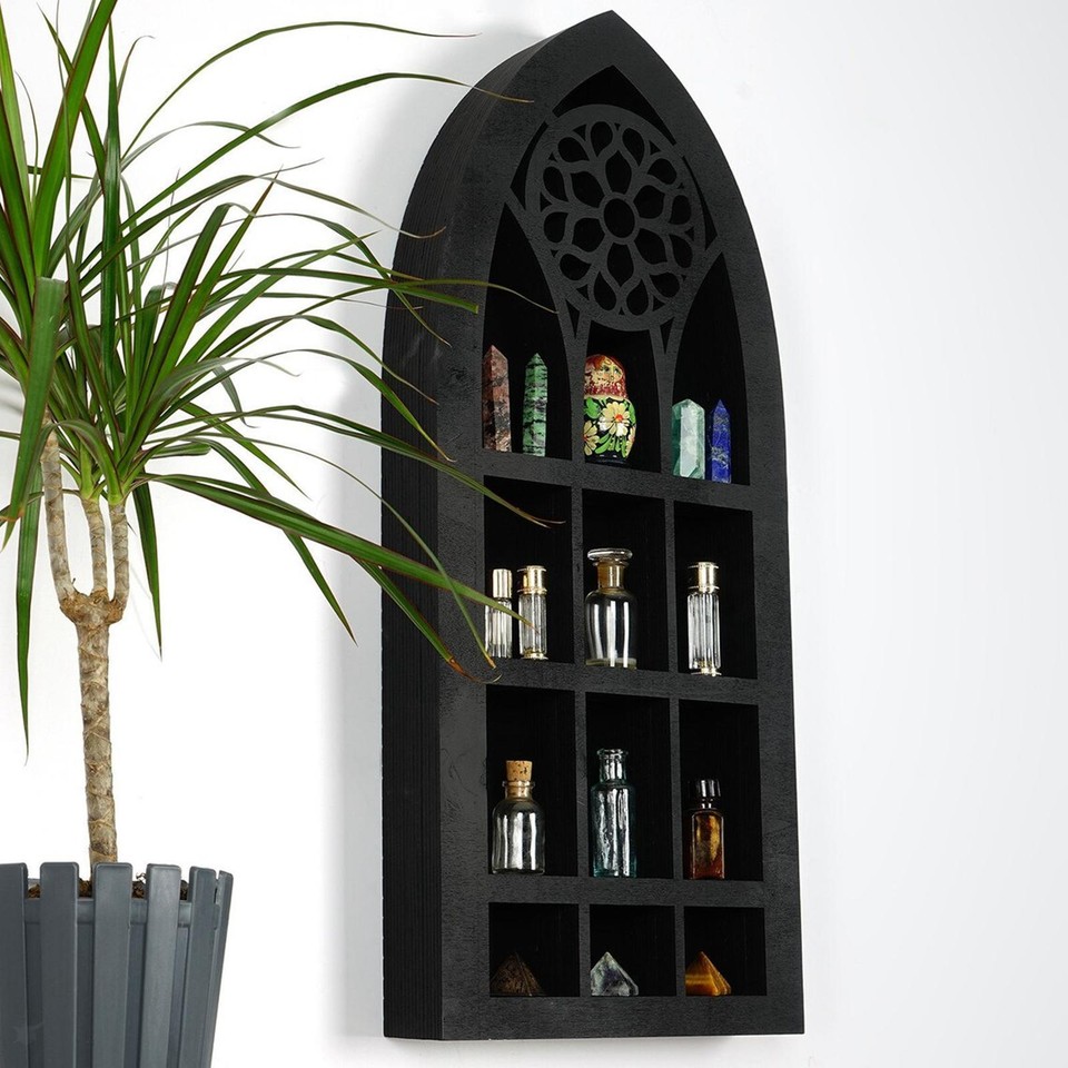 Wall Display Shelf for Collectibles Black Wall Mounted Display Shelf | eBay