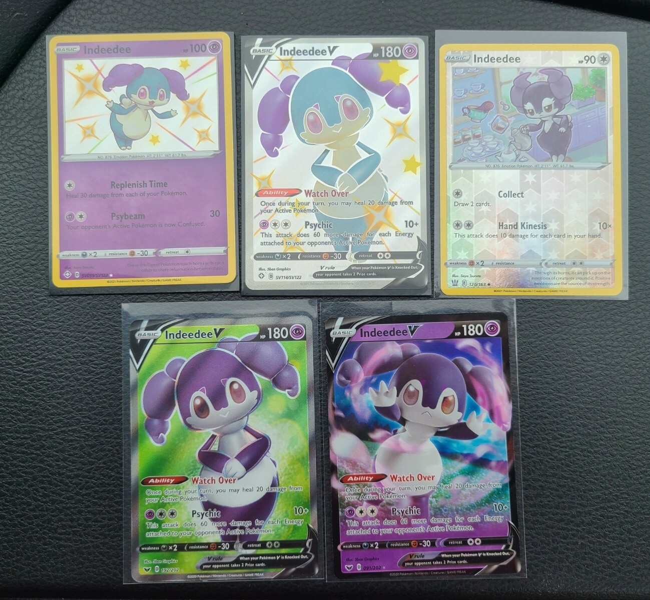 Indeedee Set SV059/SV122, 192/202, SV114/SV122 & 120/163 | eBay