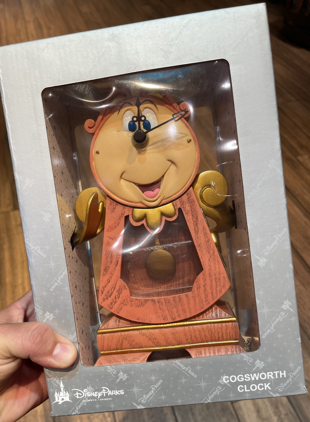 Disney Parks Beauty & The Beast Clock Cogsworth Figurine Figure New ...