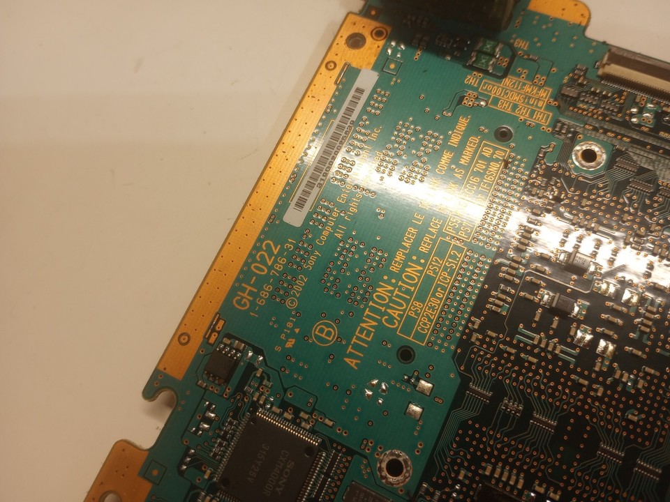 PlayStation 2 fat Motherboard SCPH-39001 GH-022 Tested Working PS2 ...