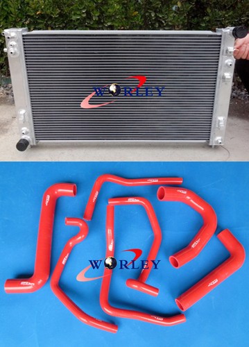 Aluminum radiator for Holden VT VX VU HSV Commodore V8 LS1 5.7L and RED ...