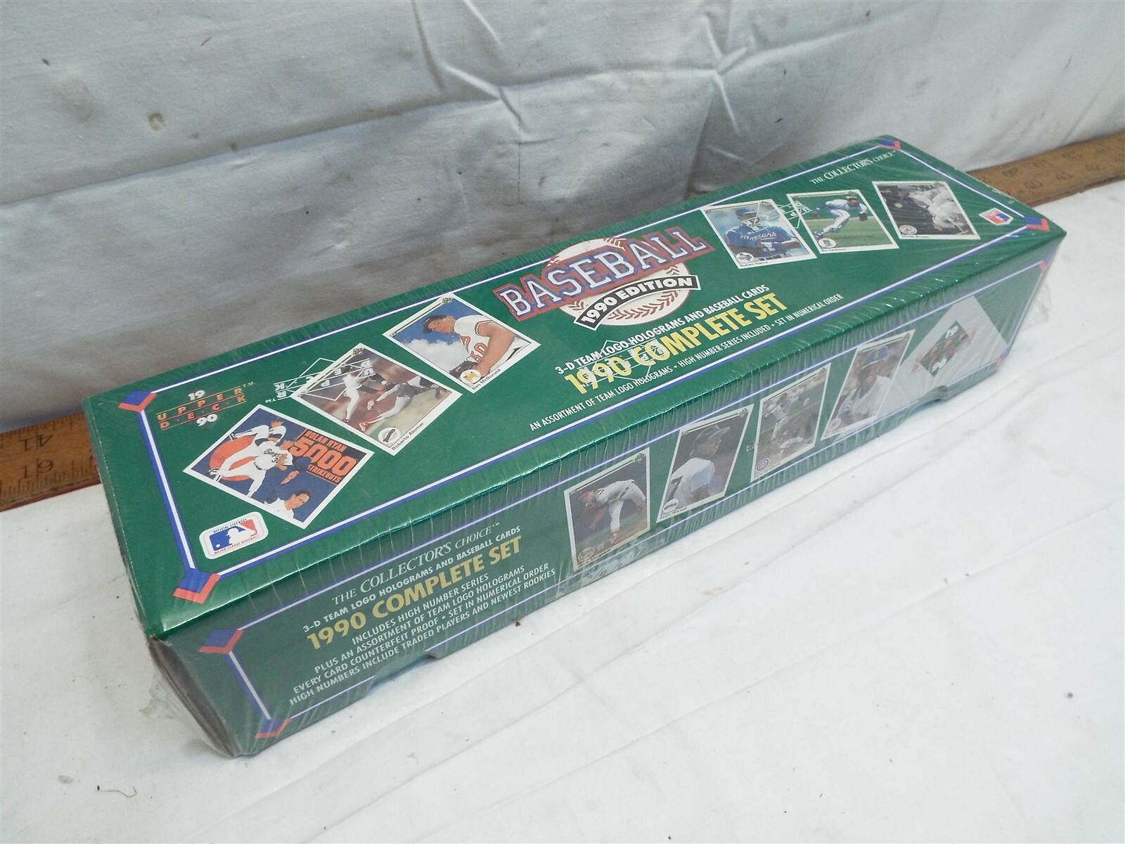 1990 Upper Deck Factory Sealed Complete Baseball Card Set Box Hologram ...